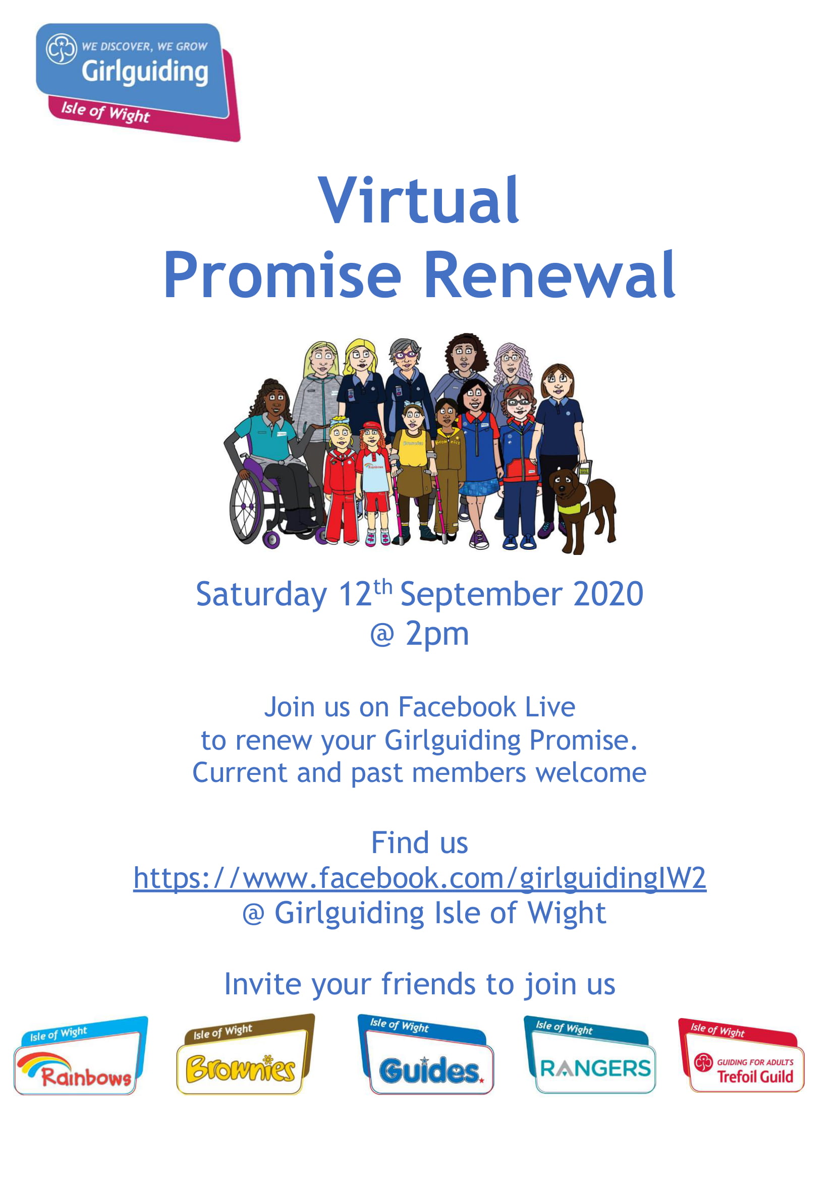 Girlguiding Promise Renewal. – Girlguiding Isle Of Wight